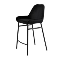 Quality American Modern Bar Stool Chairs Leather Velvet With Wooden Counter for sale