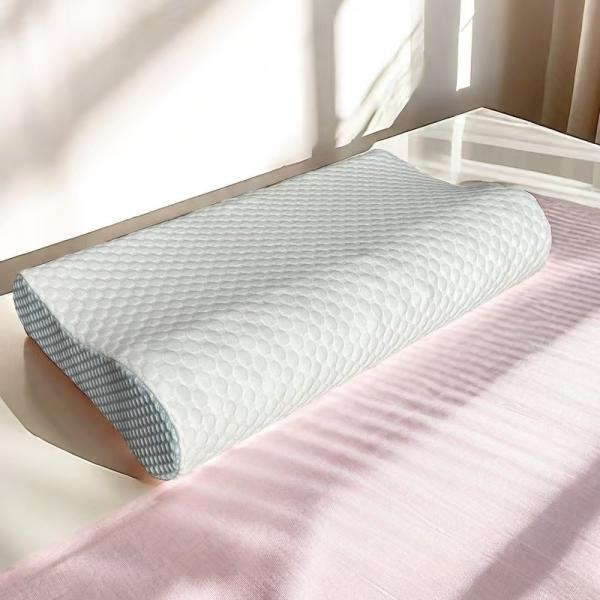 Quality Ice Cooling Contoured Memory Foam Pillow for sale