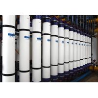 china 99.99% SS Removal Ultrafiltration Water System Backwashable SS304 / PVC Material