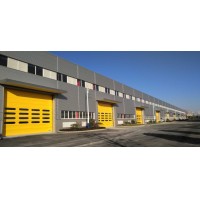 Quality Fast Vertical Lift Fabric Doors High Strength PVC Coated Cloth For Industry for sale