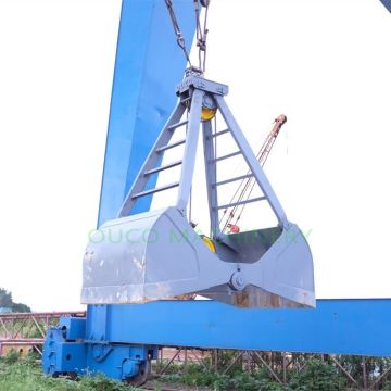 Quality Customized Mechanical 2 Rope Clamshell Grab Bucket for sale