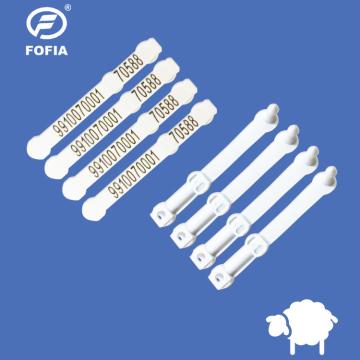 Quality ISO11784/5 FDX-B / HDX Electronic Sheep Tags Livestock Identification Tags for sale