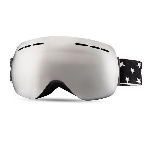 Quality Unisex Large Spherical Magnetic Ski Goggles with Double Anti-Fog for Outdoor Snowboarding for sale