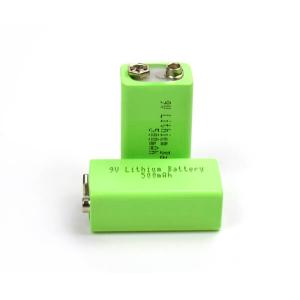 Quality Lithium Iron Emergency Light Lithium Battery 500mAh 9V With USB for sale