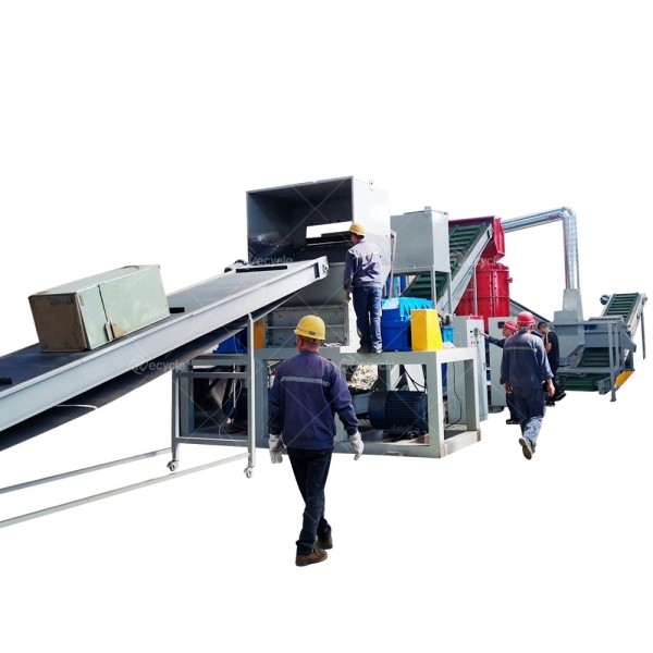 Quality 25-100units/H Fridge Recycling Machine / Home Appliance Refrigerator Dismantling Machine for sale