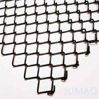Quality 16mm Hole Coiled Flexible Fireplace Mesh Curtain Screen Screen for sale