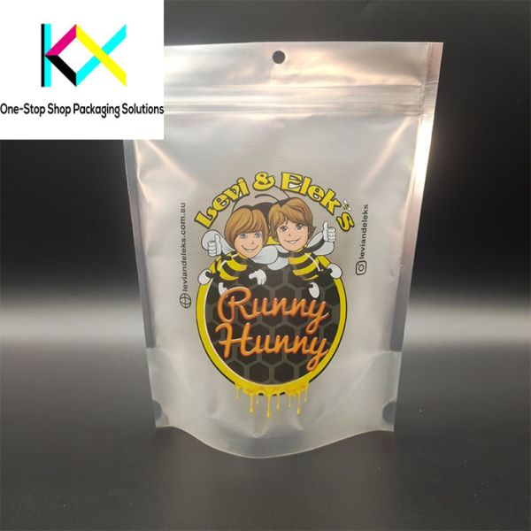 Quality CMYK Color Resealable Zipper Plastic Pouch Bags For Food Packaging  130um for sale