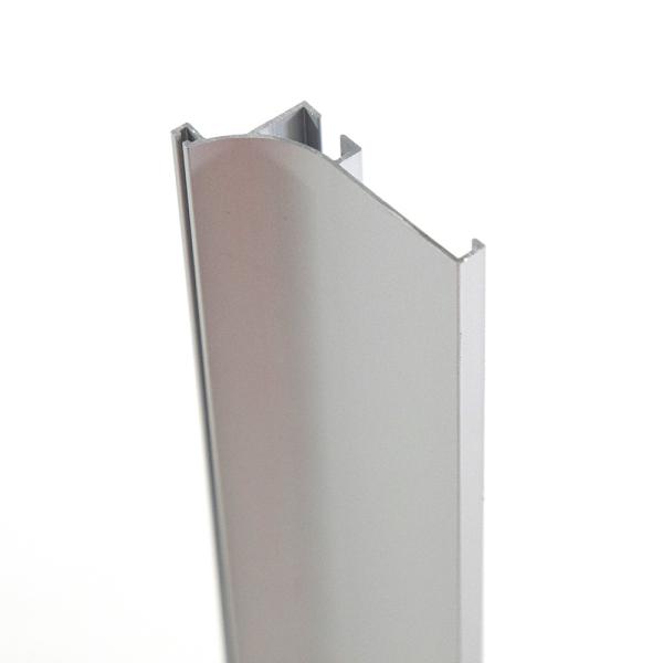 Quality Silver Cabinet Edge Aluminium Kitchen Handles for sale