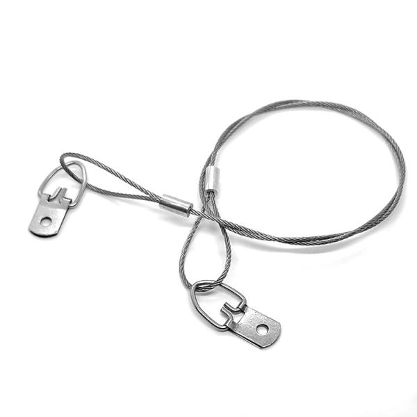 Quality Safety Cable D-Ring Screw Hanger Wire System Stainless Steel Picture Hanging Wire for sale