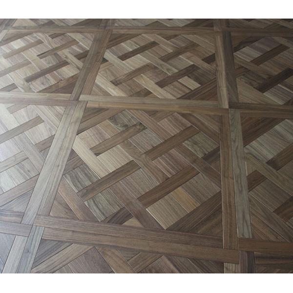 Quality Quality American Walnut Versailles Panels Engineered Wood Flooring for sale