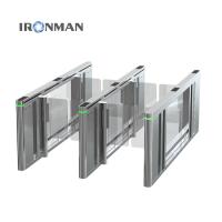 Quality Acrylic or Tempered Glass Arm Material Speed Gate Turnstile for Air Port for sale