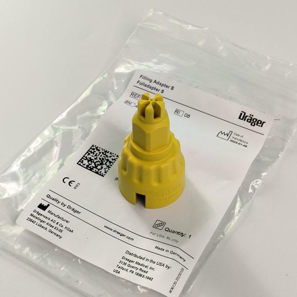 Quality Drager Vaporizer Filling Adapter Accessories Yellow Doser M36120 for sale