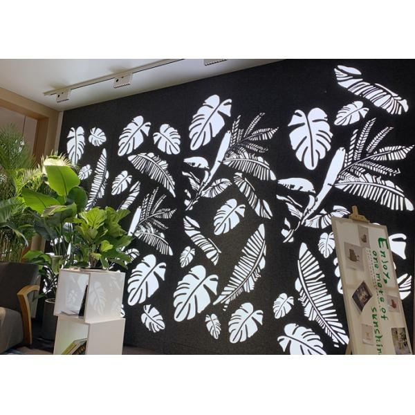 Quality Polyester 1200x2400mm Soundproof Office Partition Wall Anti Fouling for sale