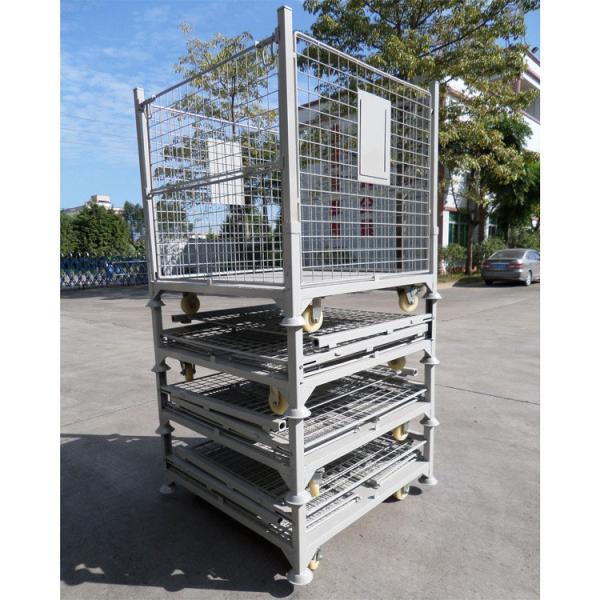 Quality Customized Steel Logistics Cage Fodable Turnover Cage Galvanized for sale