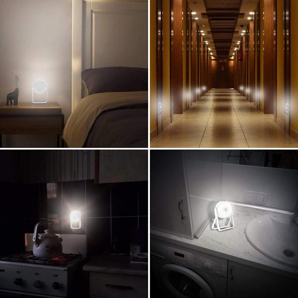 Quality Modern 6pcs SMD Motion Sensor Hallway Night Light / EMC Battery Led Pir Light for sale