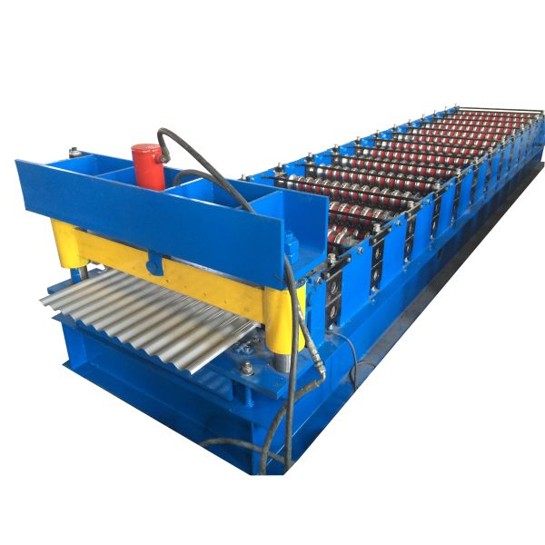 Quality Corrugated Container Board 15m/Min Wall Panel Roll Forming Machine Fully for sale