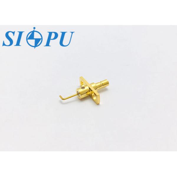 Quality SSMB Male RF Coaxial Connector – Straight Microstrip Type, Flange Mounted, for sale