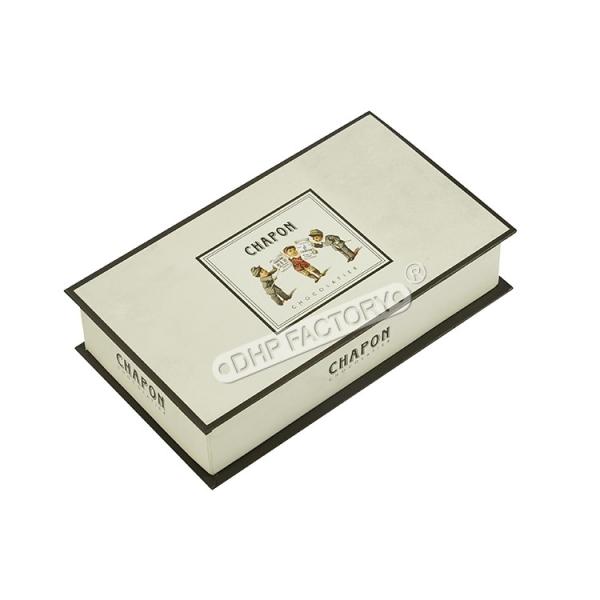 Quality Sturdy Two Piece Rigid Box Chocolate Dessert Sweets Macaron Gift Box Sophisticat for sale