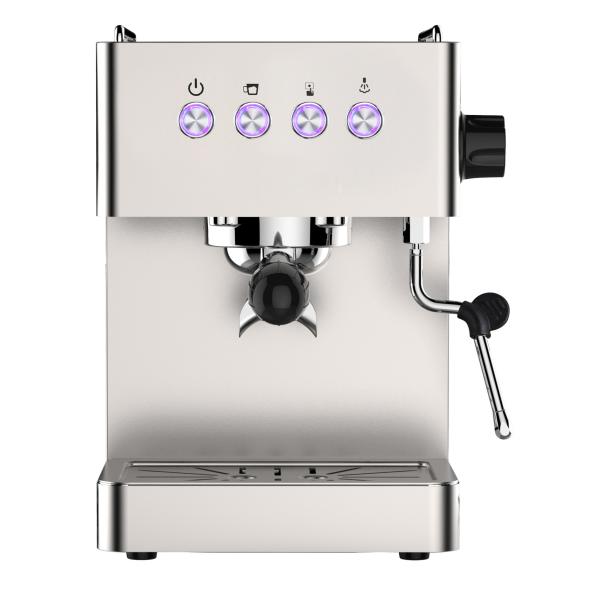 Quality Silk Semi Automatic Espresso Maker , 1450W 240V Homemade Espresso Machine for sale