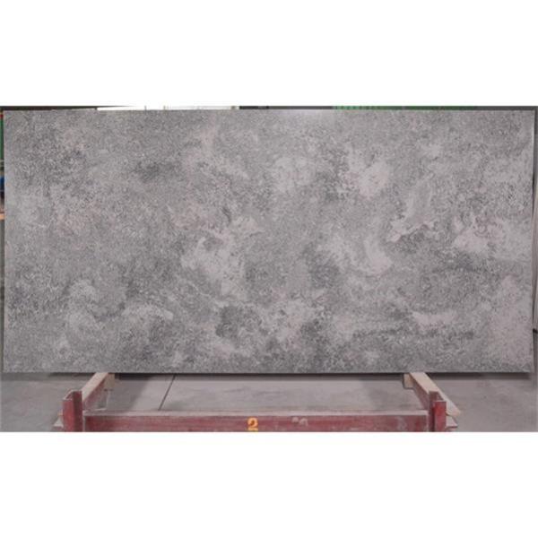 Quality Leathered Finish 20MM Grey Calacatta Wall Panel Quartz Surface for sale