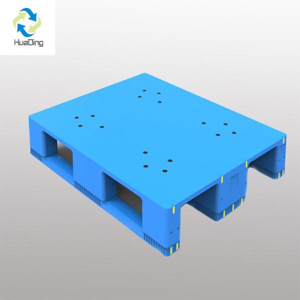 Quality Custom Blue Hard Plastic Pallet with Labeling Options and 6T Static Load by HUADING for sale