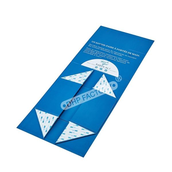 Quality Gloss Coating Custom Rigid Gift Box With Ribbon Handle For Clothes Packaging for sale