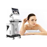 Quality 360 ° Rotating 50HZ 4D 8 Cartridges HIFU Facial Machine for sale