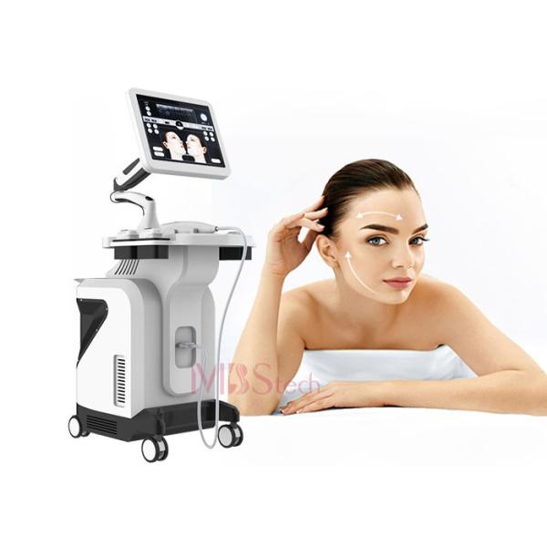 Quality 360 ° Rotating 50HZ 4D 8 Cartridges HIFU Facial Machine for sale