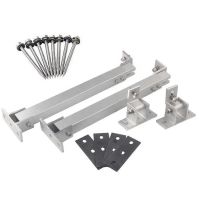 Quality PV Solar Panel Mounting System for Tile Roof Adjustable Aluminum Wall Mounted for sale