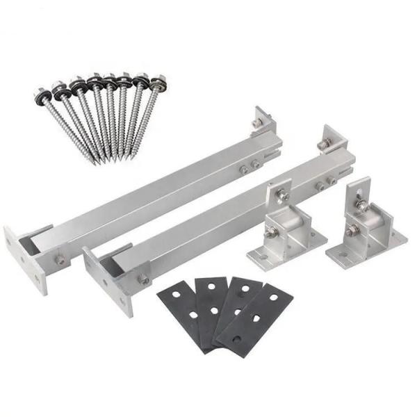 Quality PV Solar Panel Mounting System for Tile Roof Adjustable Aluminum Wall Mounted for sale