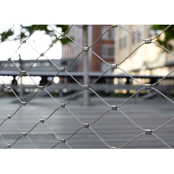 Quality AISI316 7x7 X-Tend Cable Mesh Webnet with Black Oxide Finish for sale