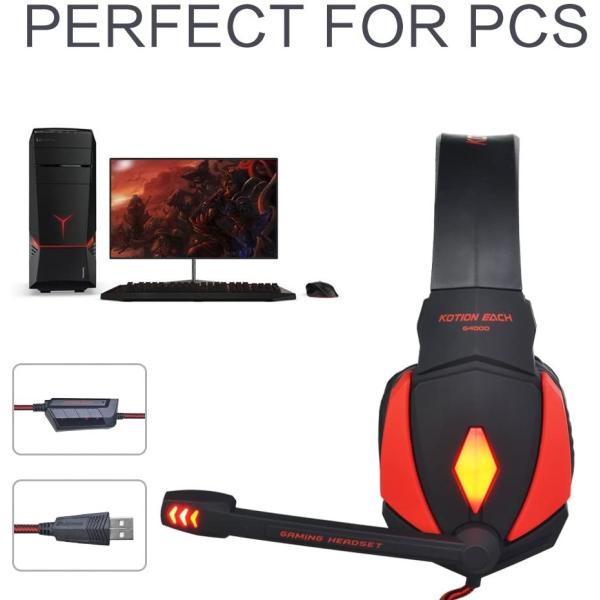 Quality 20000Hz DC5V 2.2kohm Kotion Each G4000 Gaming Headset for sale