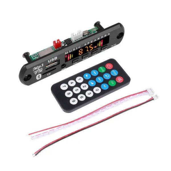 Quality MP3 WMA Bluetooth FM Radio Audio Decoder Module Board Remote Control Wireless for sale
