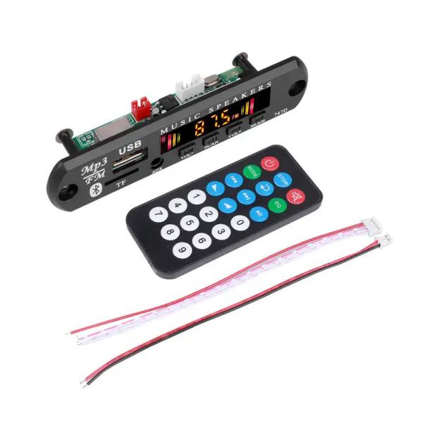 Quality MP3 WMA Bluetooth FM Radio Audio Decoder Module Board Remote Control Wireless Receiver for sale