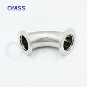 Quality Sanitary stainless steel pipe fitting SS316L SMS 45 Degree weld end elbow for sale