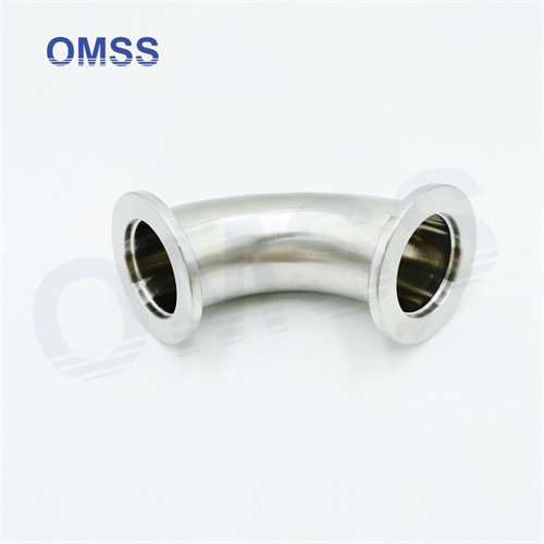 Quality Sanitary stainless steel pipe fitting SS316L SMS 45 Degree weld end elbow for sale