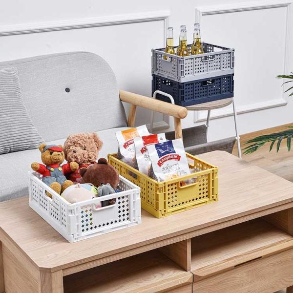 Quality Silk Road Enterprise Cube Plastic Household Storage Containers For Sundries Organizer Drainable for sale