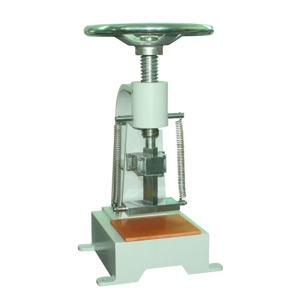 Quality Rubber Sample Cutter JIS / UL / ASTM Manual Rubber Testing Equipment for sale