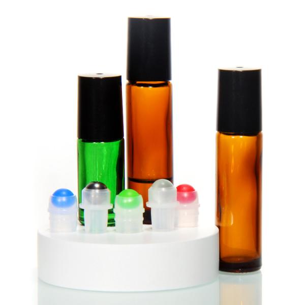 Quality Custom 5Ml 10Ml 15Ml Glass Perfume Roll On Bottle With Stainless Steel Roller for sale