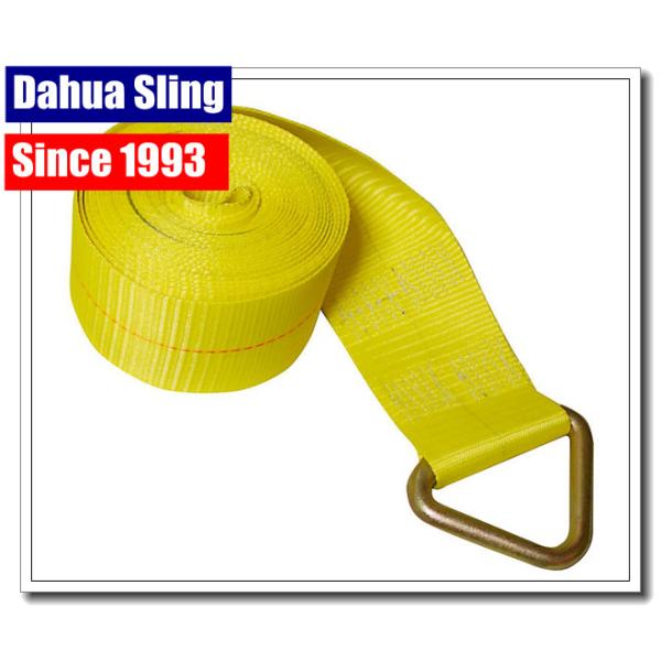 Quality 5670 Lb Winch Extension Strap With Delta Ring Assembly 4" X 27" OEM Avaliable for sale