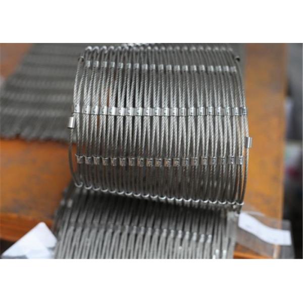 Quality Durable Stainless Steel Wire Rope Mesh Net , 1.2mm To 3.2mm X Tend Cable Mesh for sale