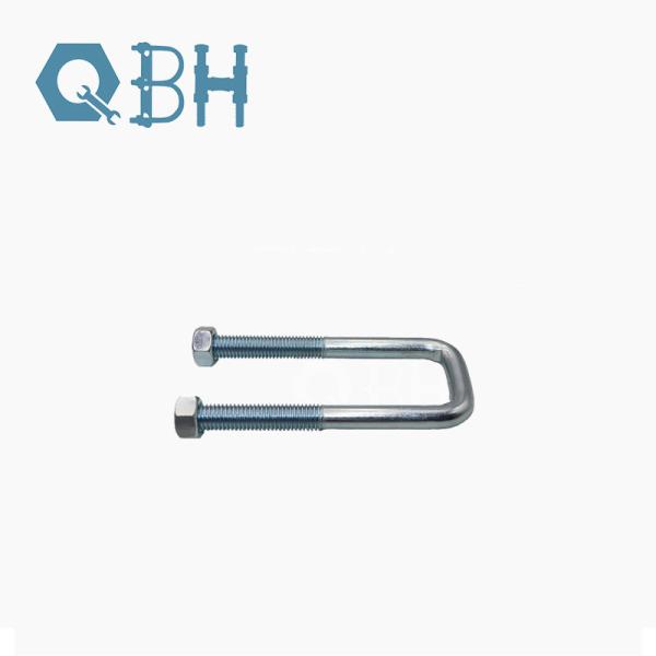 Quality Square Card Right Angle Galvanized U Bolt M6 - M10 for sale