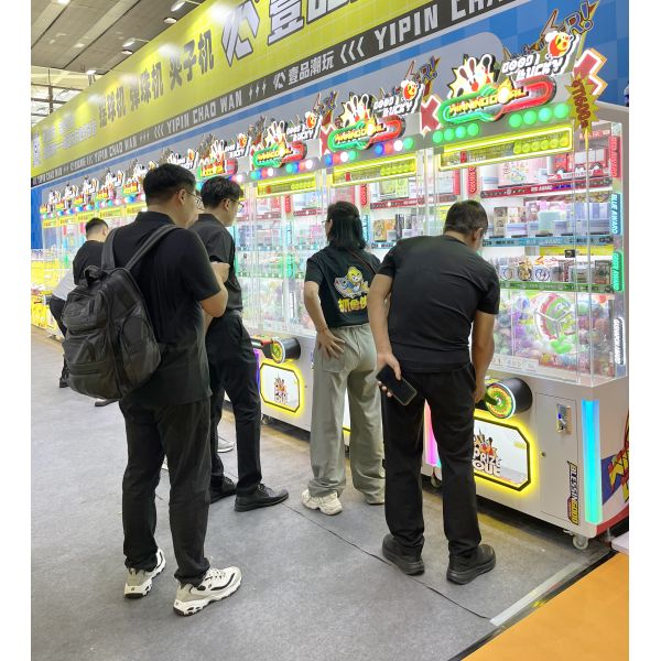 Quality English Support Luxury Claw Machine Arcade Shake Ball Game Electronic Claw for sale
