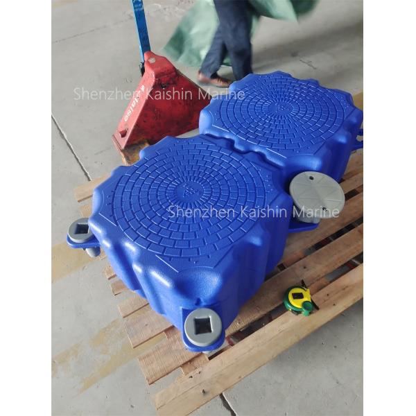 Quality Anti UV Modular Dock Cubes HDPE EPS Foam Modular Floats Floating Jetty for sale