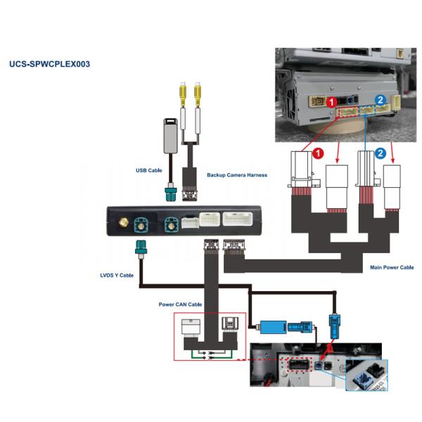Quality Unichip Wireless Apple Carplay Lexus For NX ES for sale