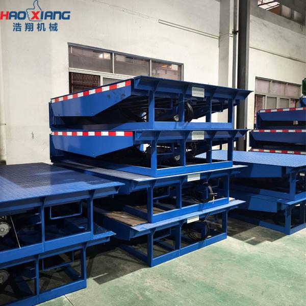 Quality 220V Dock Leveler Hydraulic Unloading Platform: Blue and Adjustable for sale