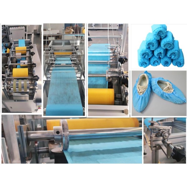 Quality Automatic 1.9m Long Non Woven Shoe Cover Making Machine Corrosion Proof for sale