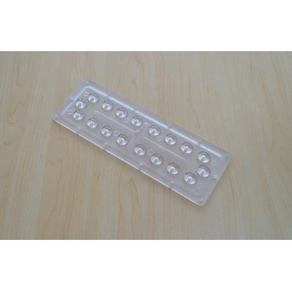 Quality Led Asymmetric Street Lens 18W Street Light 4 Vehicle Lanes 235x80x5mm for sale