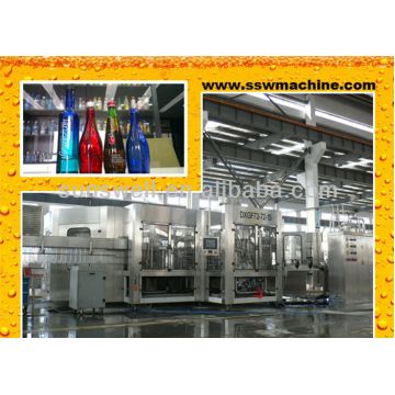 Quality Rotary capper SUS304 Automatic Soda Filling Machine With Touch Screen for sale
