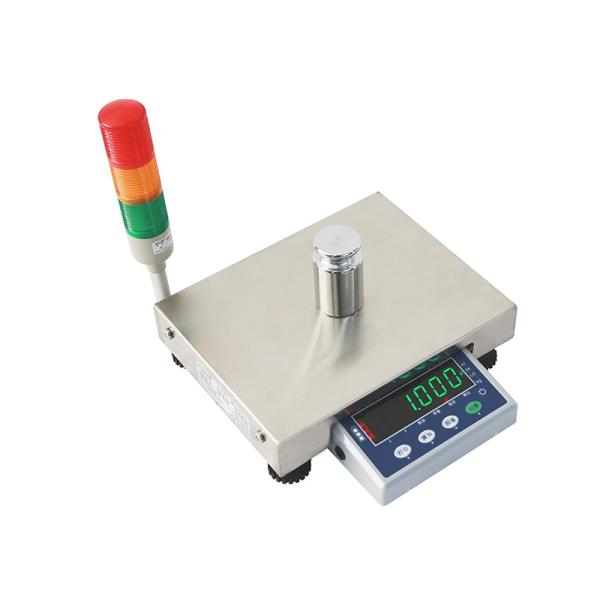 Quality SOHE ATJ 30kg Three Color Alarm Electronic Industrial Weighing Scales Platform Maximum Range for sale